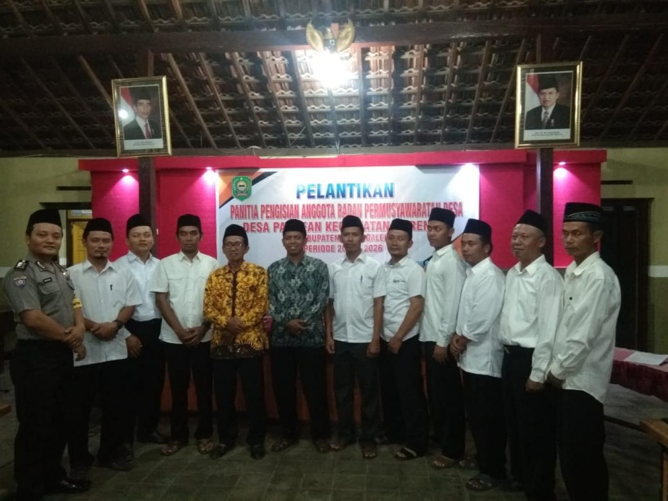 PELANTIKAN PANITIA PEMILIHAN ANGGOTA BADAN PERMUSYAWARATAN DESA (BPD ...